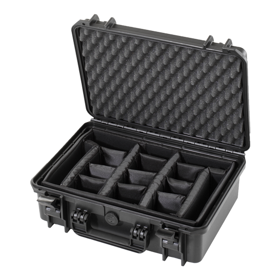 MAX CASES PADDED DIVIDERS 426x290x159MM - BLACK - Heataustralia